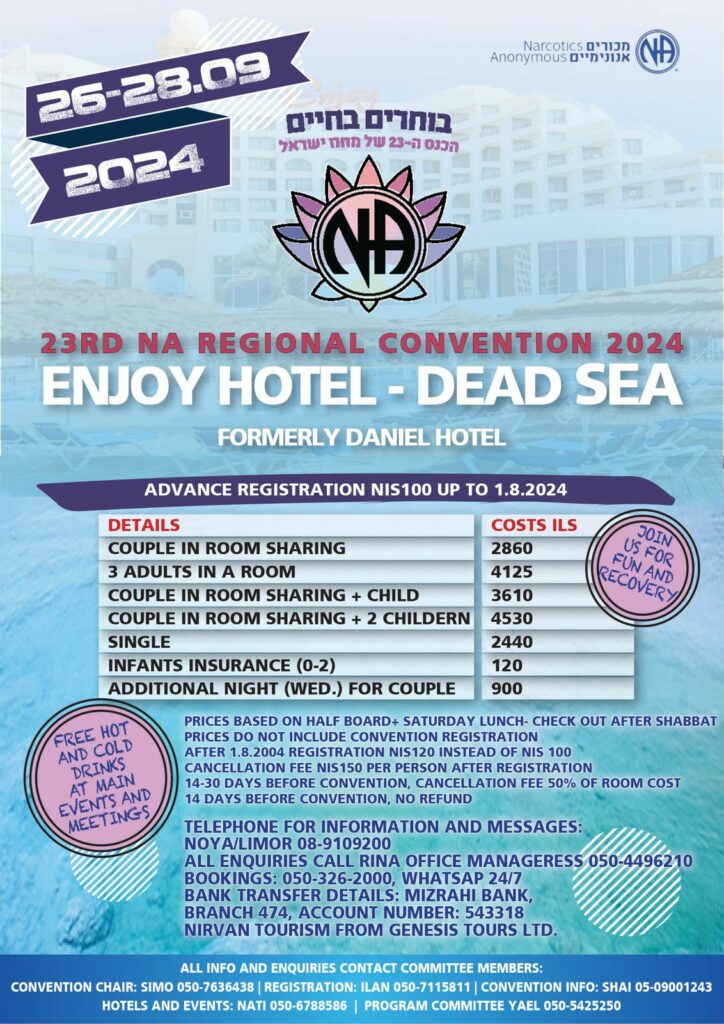 Regional Events Calendar - Narcotics Anonymous - European Delegates Meeting